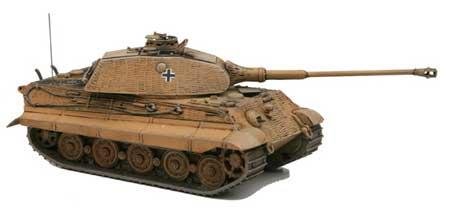 Tiger II (Porsche Turret) m/ Zimmerit - Modeltog - SCANHOBBY