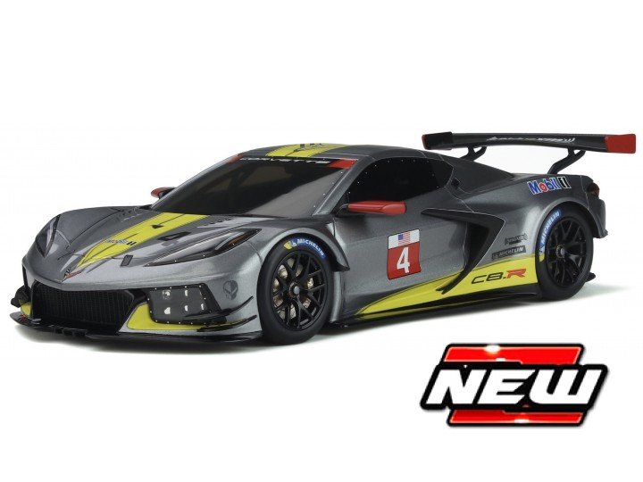 Chevrolet Corvette C8R #4 2020, silver - 1:24 - Bburago - Biler og ...