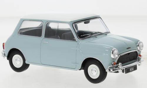 Austin Mini Cooper S, light blue/white, RHD (højre styret), 1965 - 1:24 ...