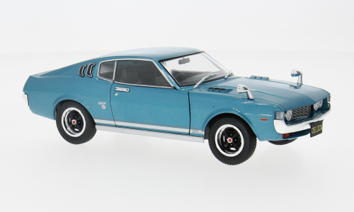 Toyota Celica LB 2000 GT, metallic-turquoise, RHD (højre styret), 1973 - 1:24 - WhiteBox - Biler ...